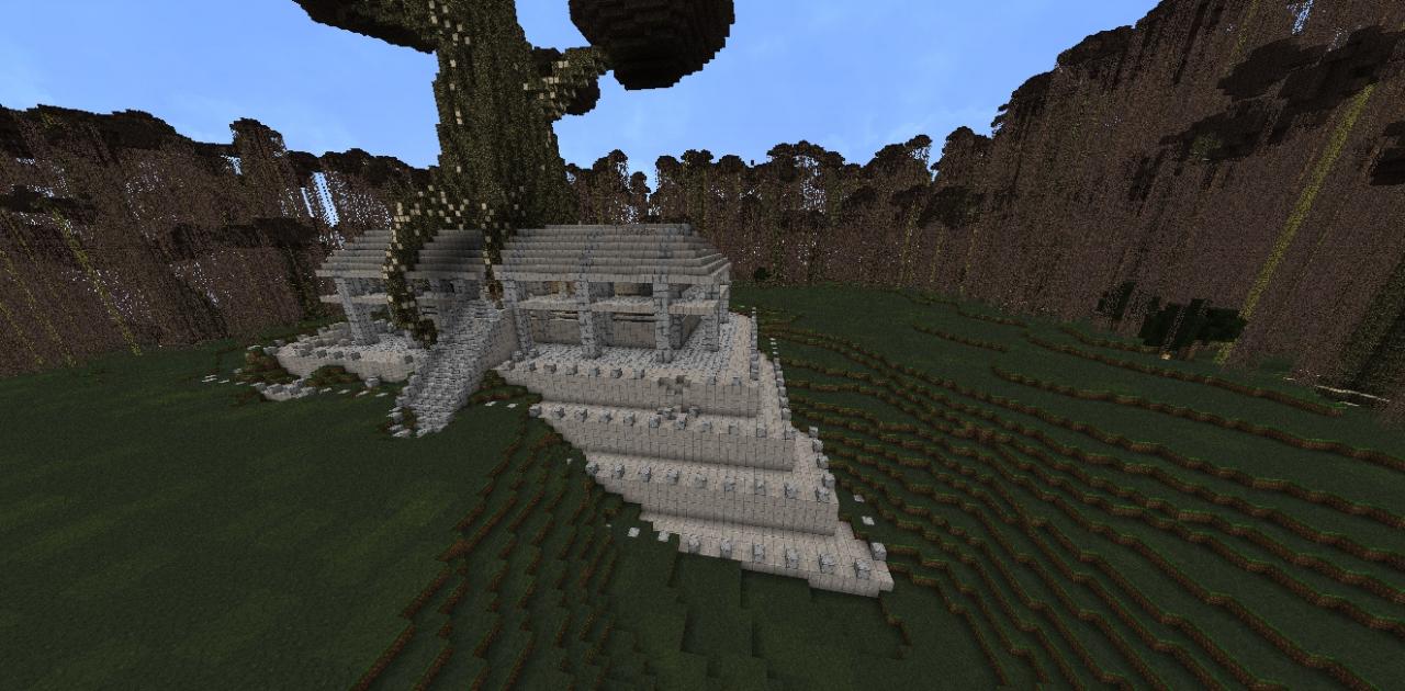 Sunken Mayan Temple Maze Minecraft Map