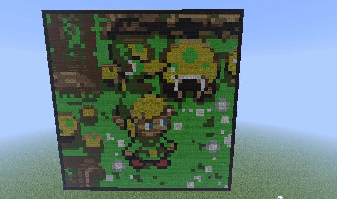 Legend of Zelda - Link Minish Cap Minecraft Map