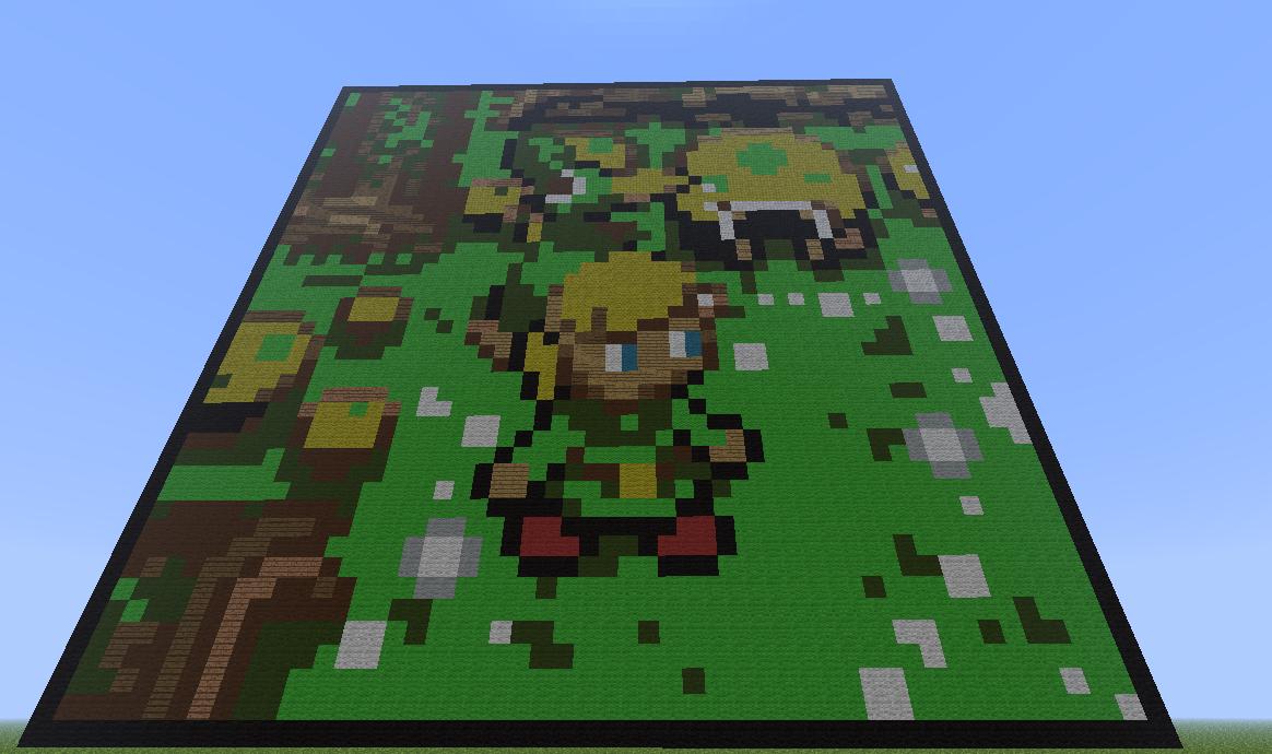 Legend of Zelda - Link Minish Cap Minecraft Map