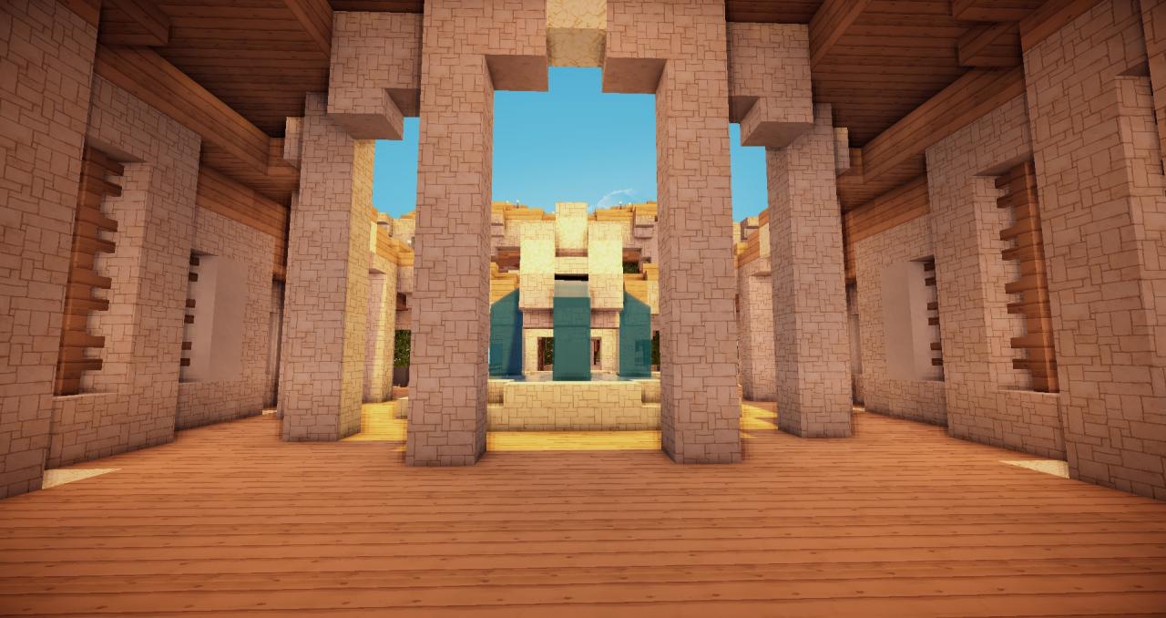 Beach House - Desert House Minecraft Map