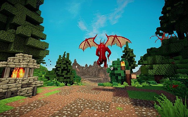 [Cinematic Dragon of Impyerno Minecraft Map