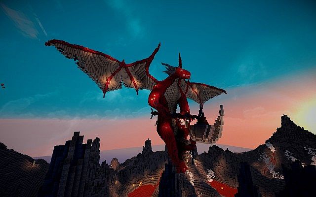 [Cinematic Dragon of Impyerno Minecraft Map
