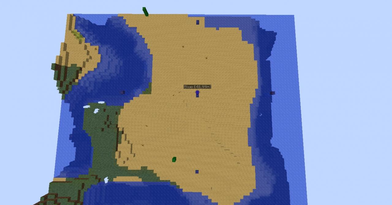 Mapa Red vs Blue Minecraft Map