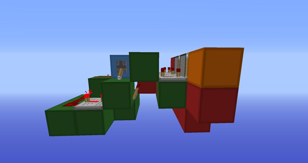 NEW Double Piston Extender FASTER AND MORE SIMPLE Minecraft Map