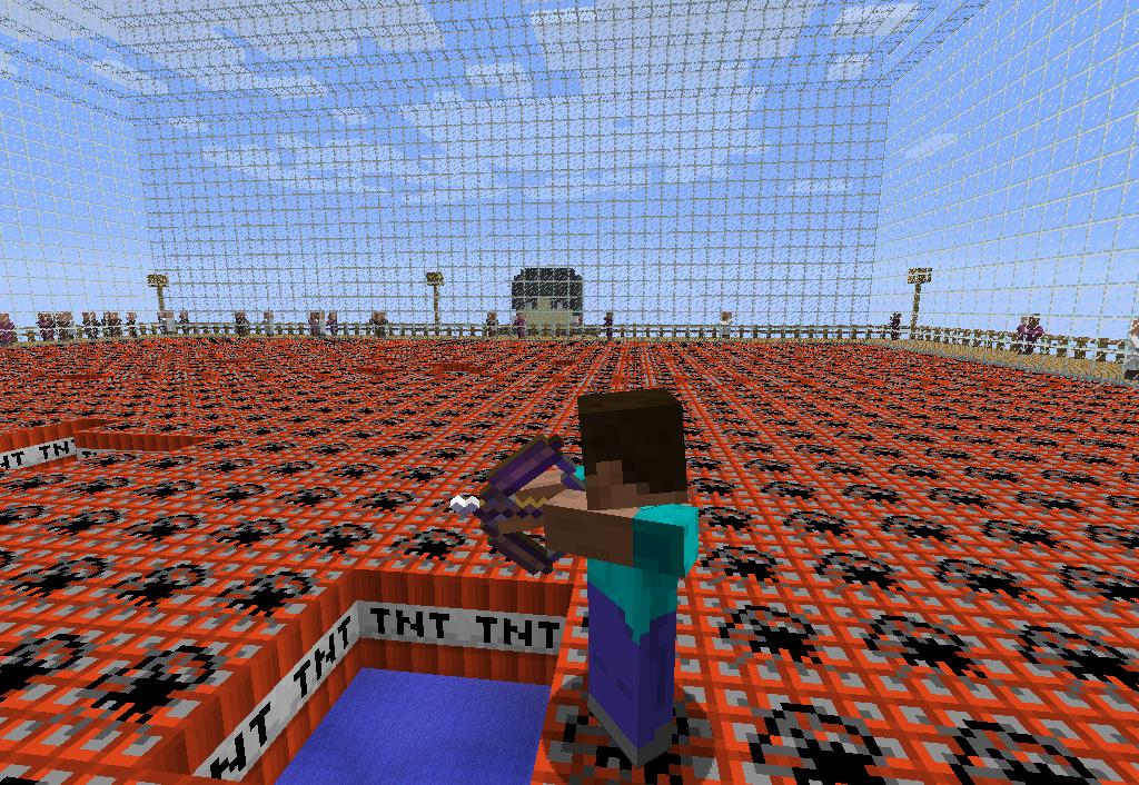 Minecraft: TNT Bow Spleef Minecraft Map