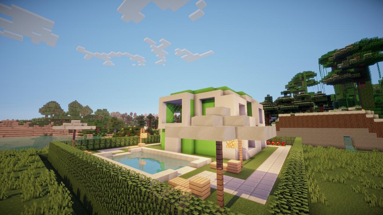 Bliss - An Abstract Modern House Minecraft Map