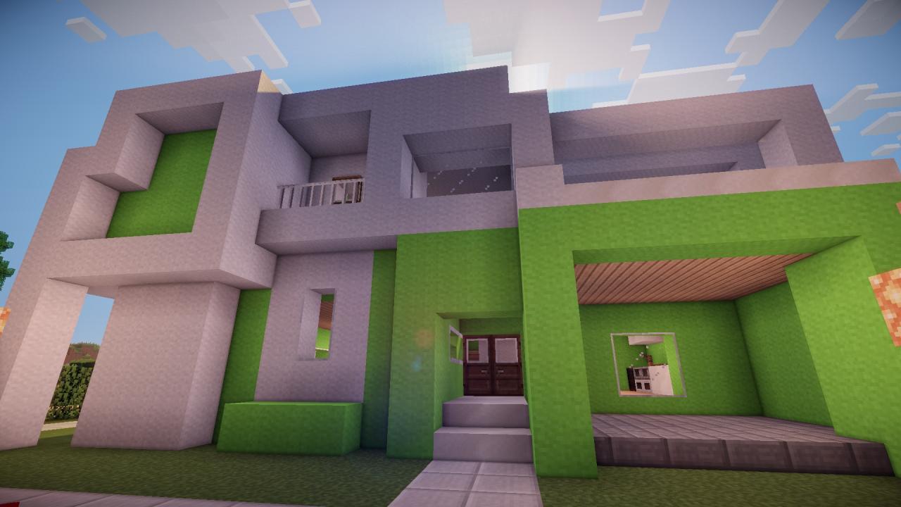 Bliss - An Abstract Modern House Minecraft Map
