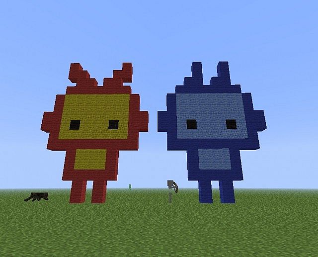 Two Cute Robots Minecraft Map