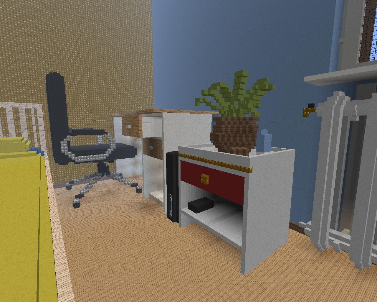 Massive room! 1 block - 2 centimeters Minecraft Map