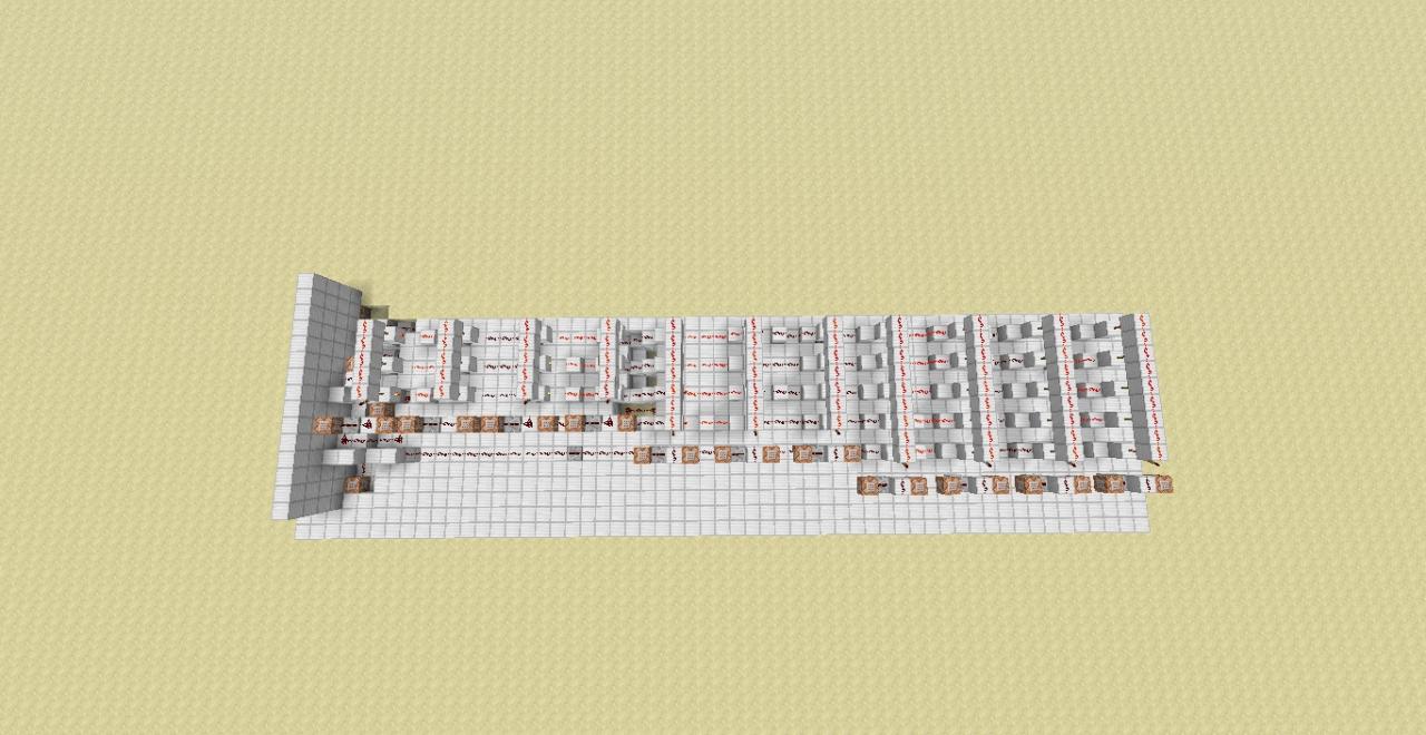 Compact 5-Digit Addition Calculator Minecraft Map