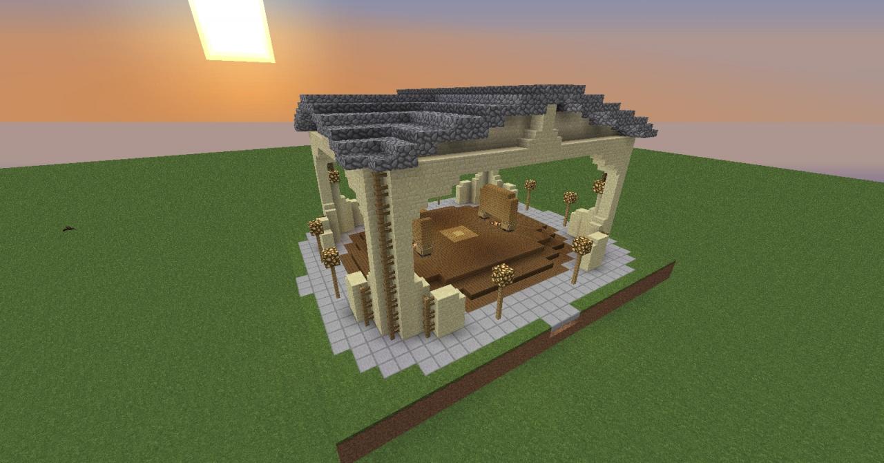 PMC Spawn - Sandstone Temple Minecraft Map