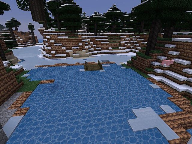 House On A Frozen Lake Minecraft Map