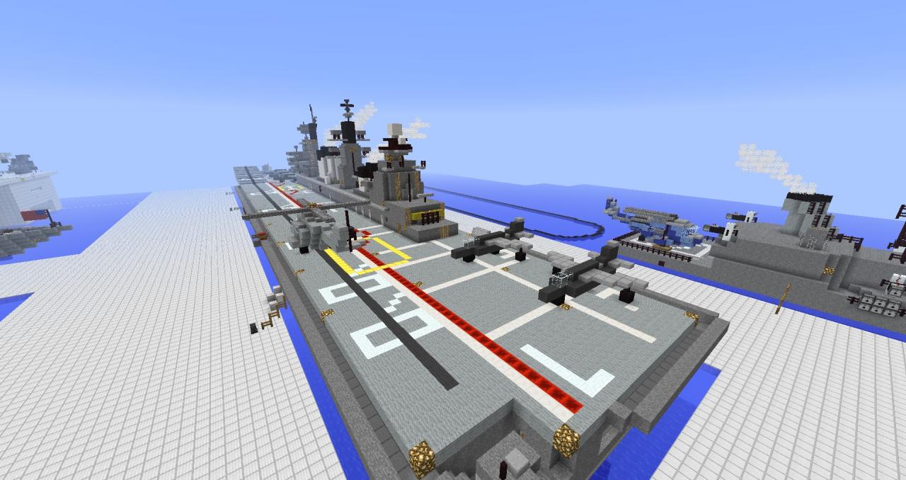 hms illustrious R-06 Minecraft Map