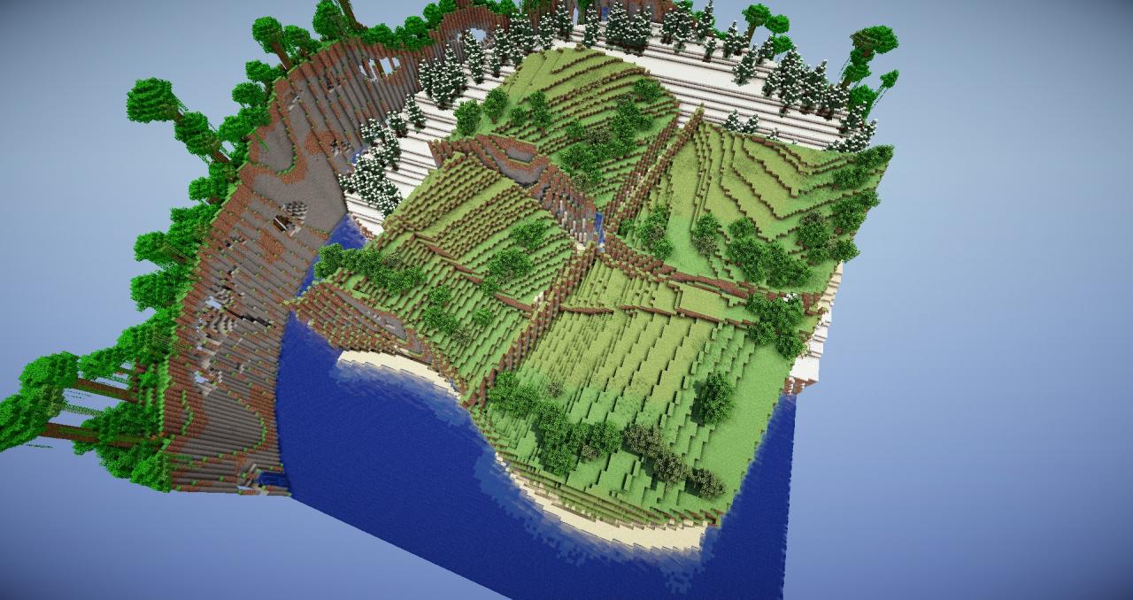 Windows Island Minecraft Map