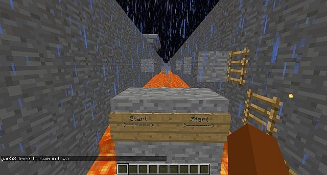 Lava Run Minecraft Map