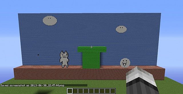 Cat mario/syobon action V2.1 Minecraft Map