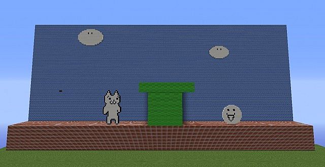 Cat mario/syobon action V2.1 Minecraft Map