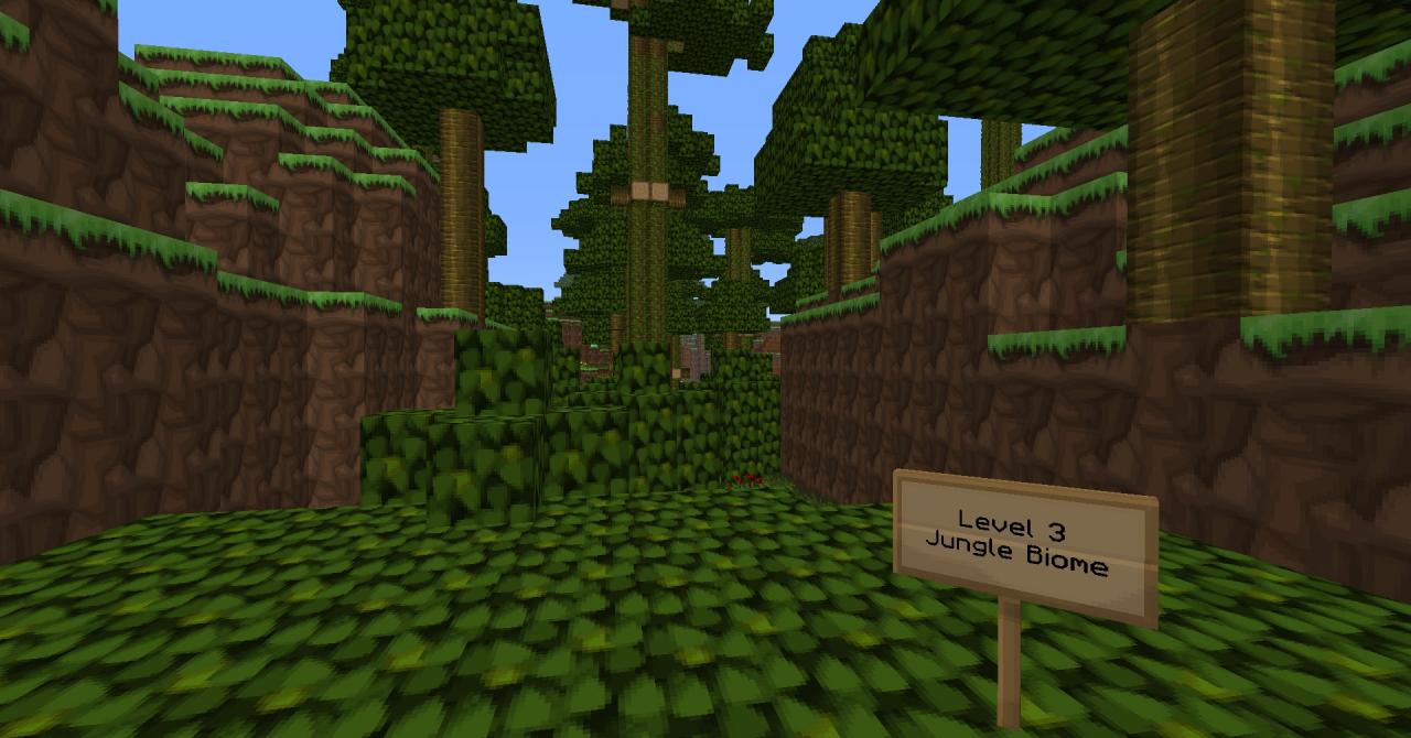 Biomic Parkour Minecraft Map