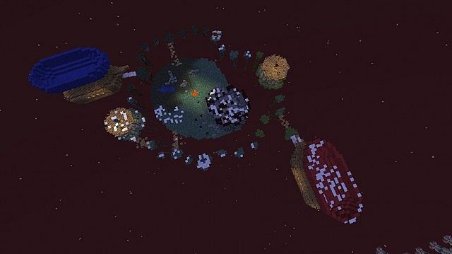 Suspended PVP Minecraft Map