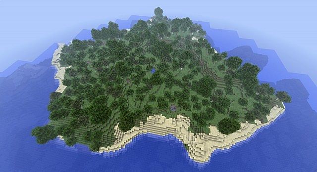 A New survival island! Minecraft Map