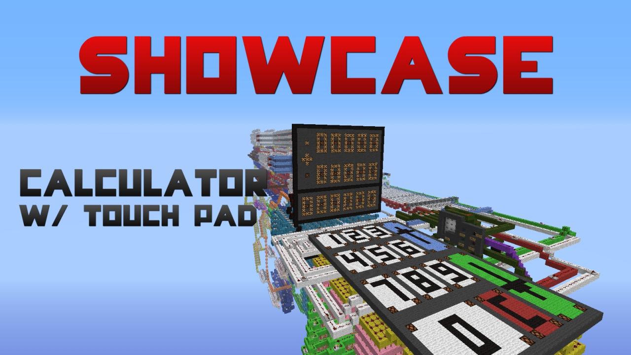 iCalc Touch (Calculator without necessary use of buttons) Minecraft Map