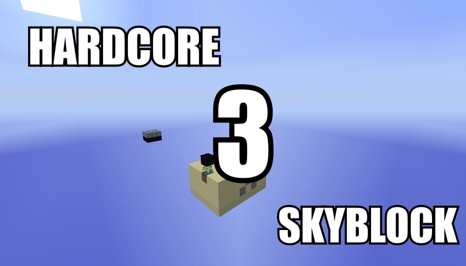 Hardcore Skyblock 3 Minecraft Map