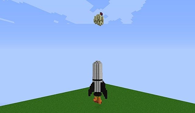 To the moon! Minecraft Map