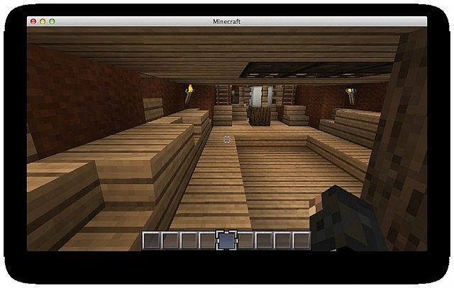 Hexxit ship schematic Minecraft Map