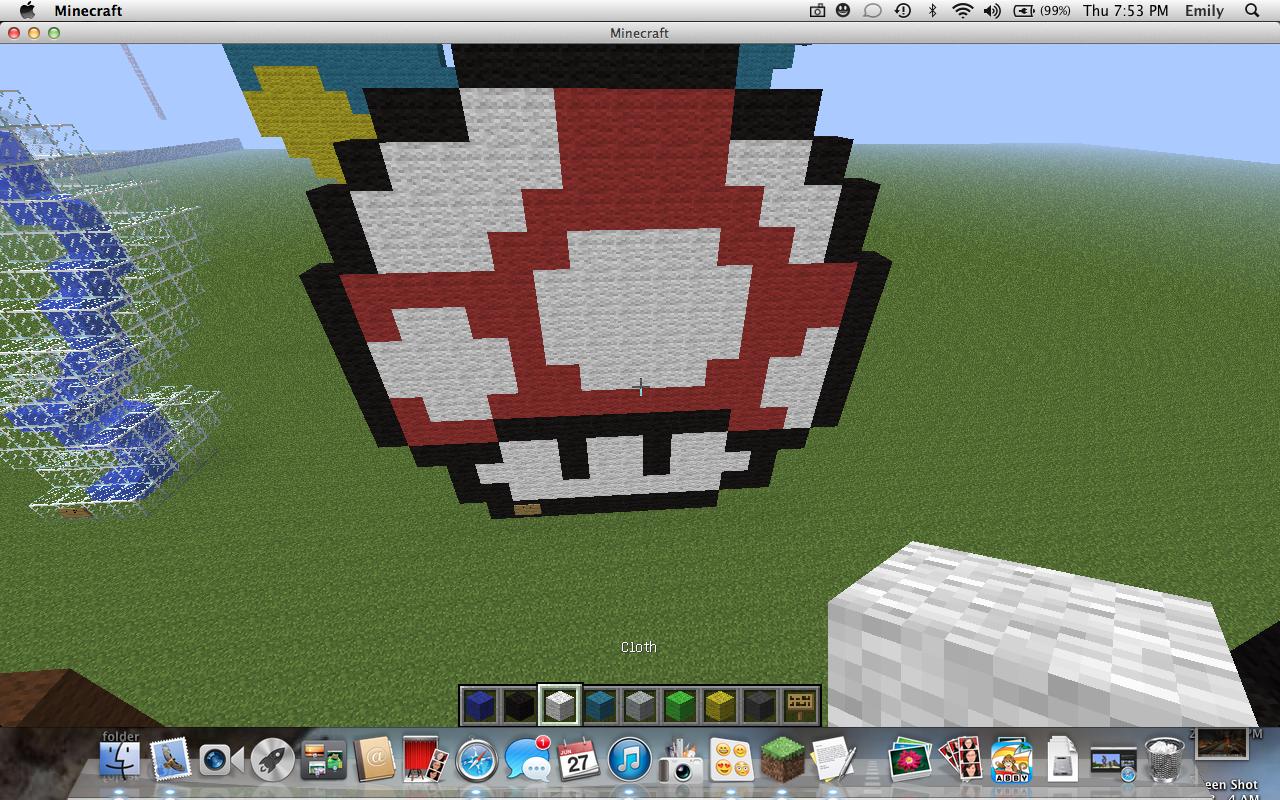 pixel art Minecraft Map