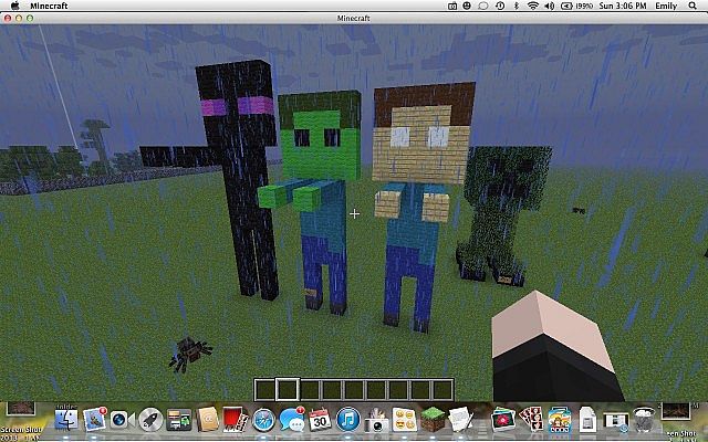 pixel art Minecraft Map