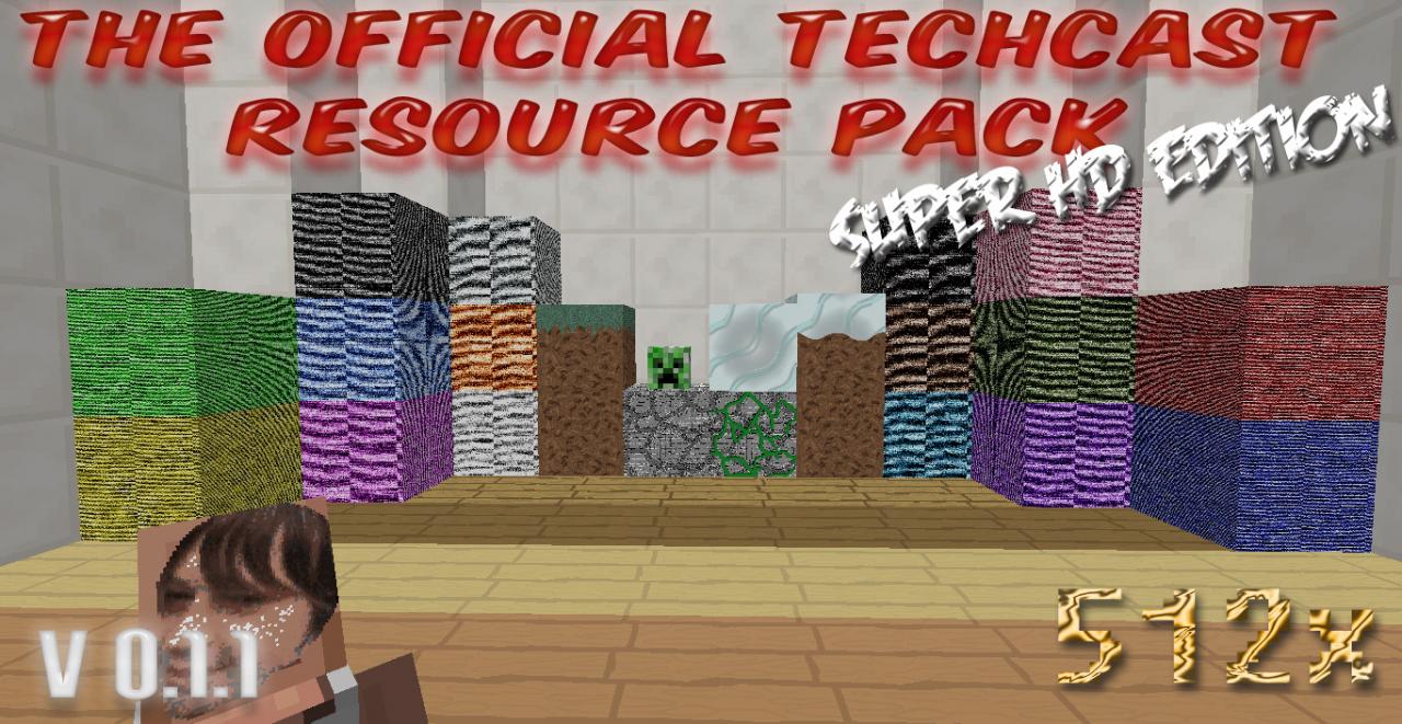 The Official TechCast Resource Pack Super HD Edition Minecraft Texture Pack
