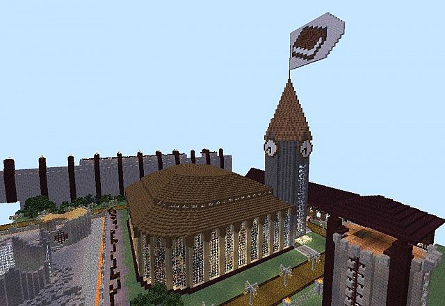 Bagrid Fortress (server spawn) Minecraft Map