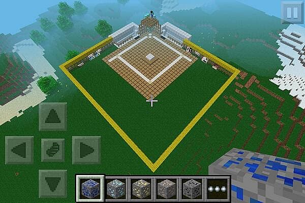 Minecraft PE Baseball Field Minecraft Map