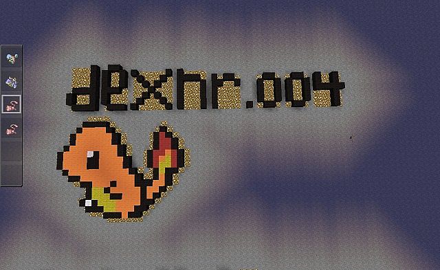 Pokemon pixel art Minecraft Map