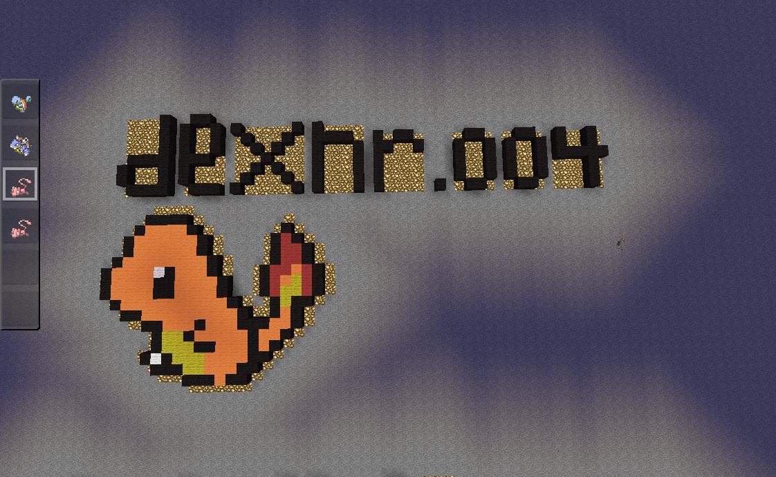 Pokemon pixel art Minecraft Map