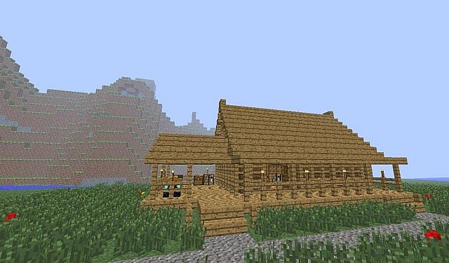 Country Side House Schematic Minecraft Map