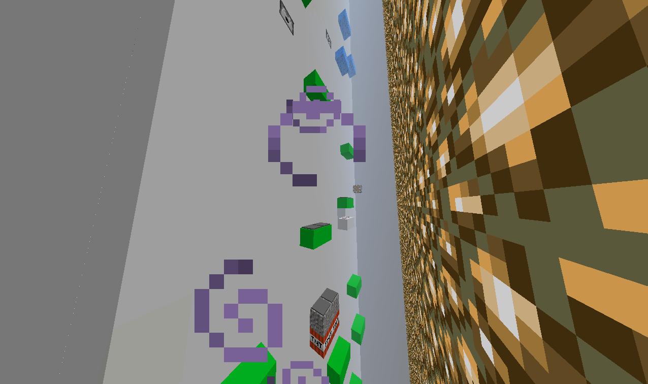 Doodle jump in minecraft (download released) Minecraft Map