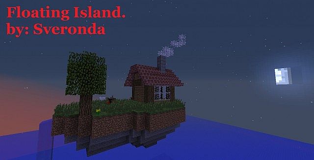 Floating /Steampunk/ Island with House Minecraft Map