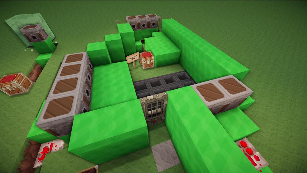Truhen Falle Redstone Schaltung chest trap by neo Minecraft Map