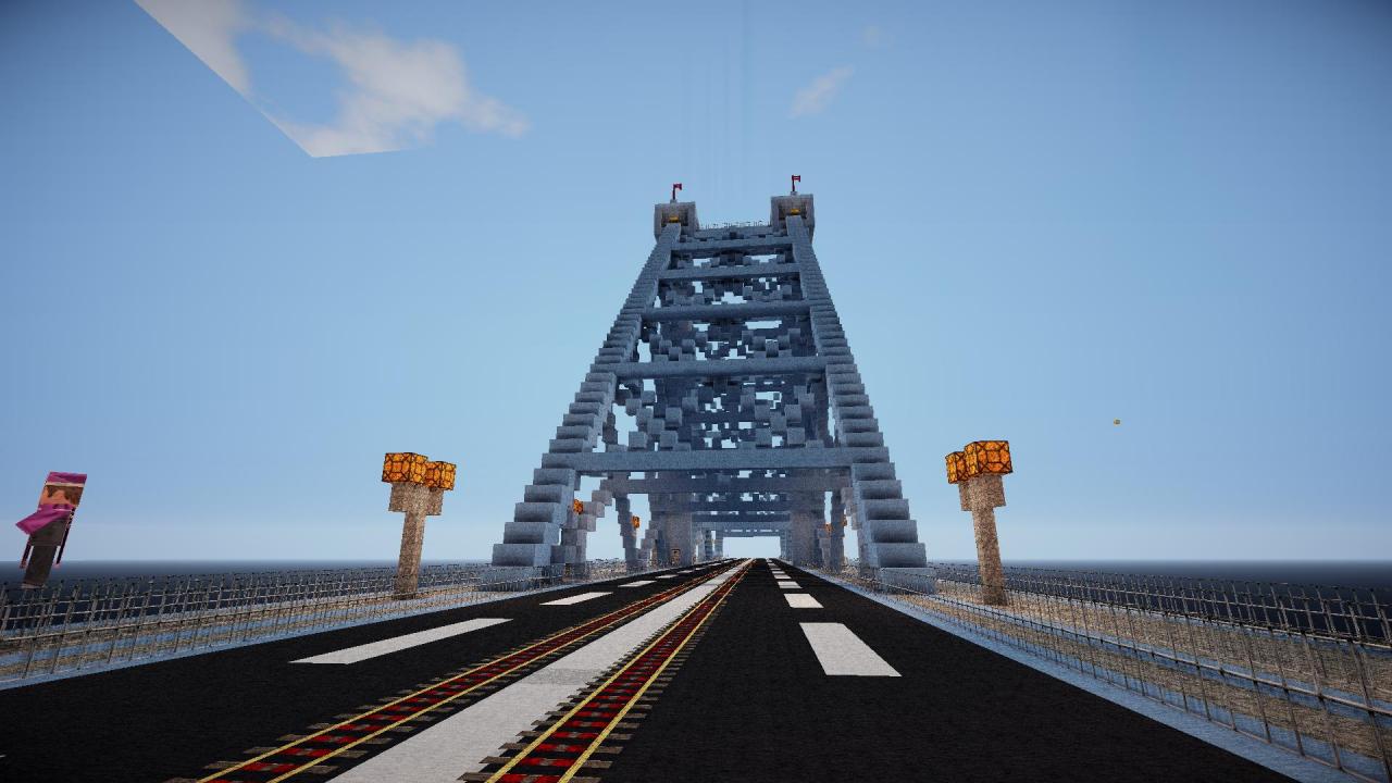 Das Blaue Wunder Dresden Brücke bridge by neo Minecraft Map