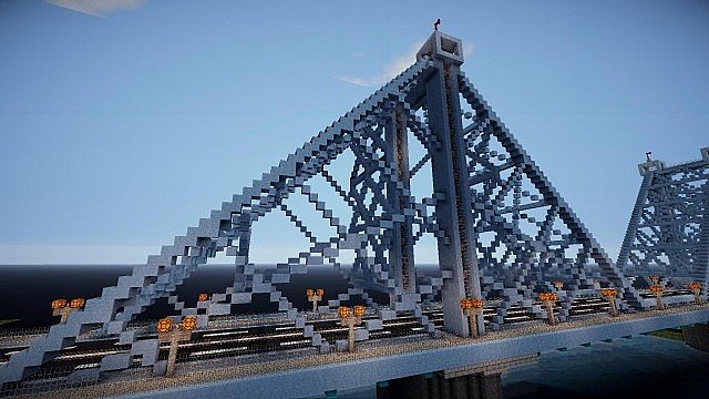 Das Blaue Wunder Dresden Brücke bridge by neo Minecraft Map