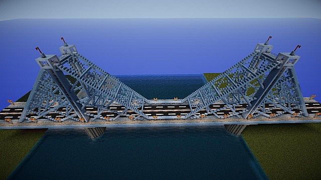 Das Blaue Wunder Dresden Brücke bridge by neo Minecraft Map