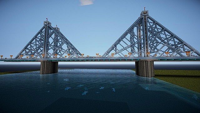 Das Blaue Wunder Dresden Brücke bridge by neo Minecraft Map