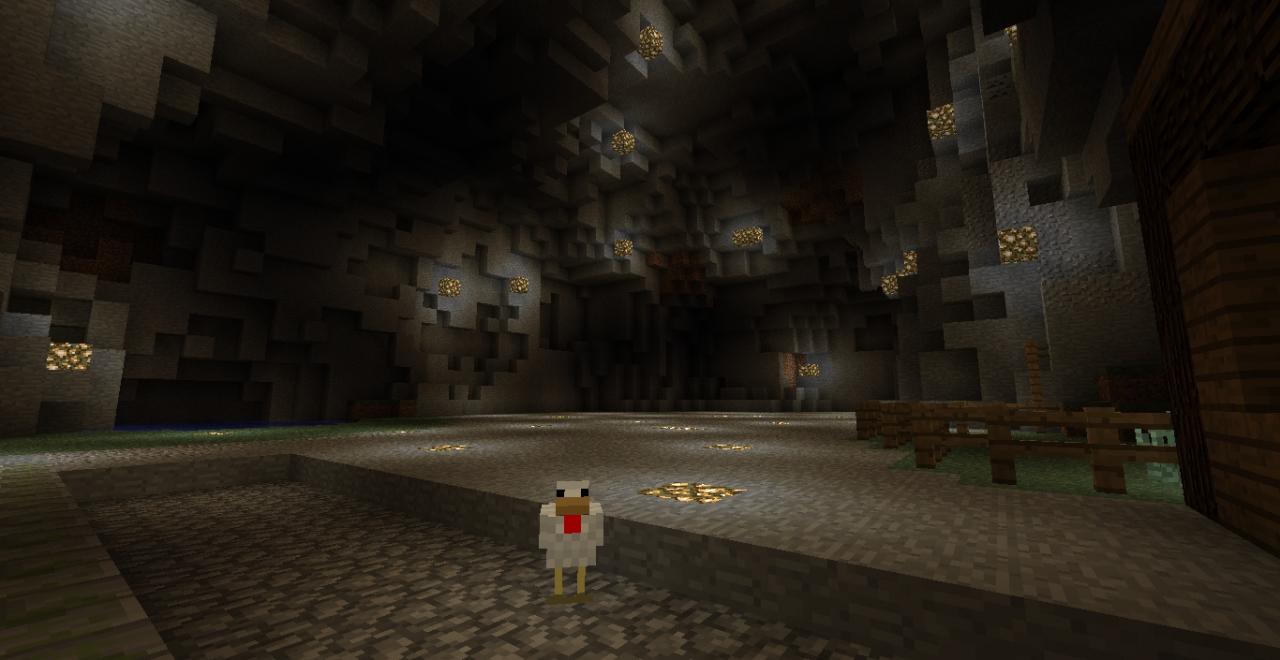 Underground Town Minecraft Map