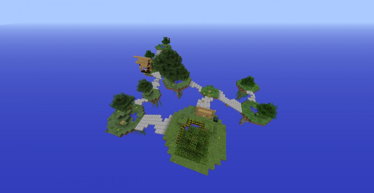 Hershell, the floating islands [Spawn Idea] Minecraft Map