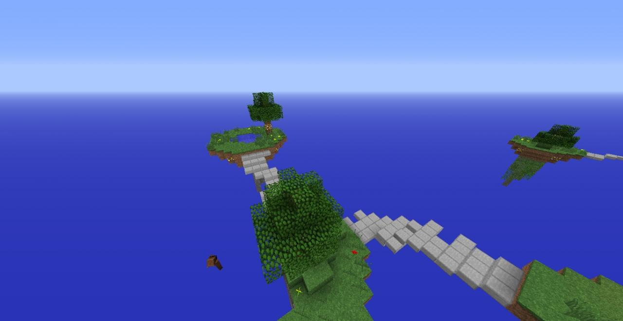 Hershell, the floating islands [Spawn Idea] Minecraft Map