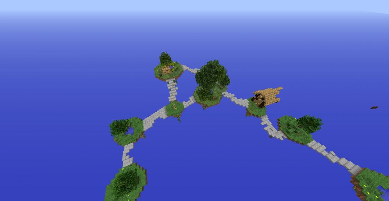 Hershell, the floating islands [Spawn Idea] Minecraft Map