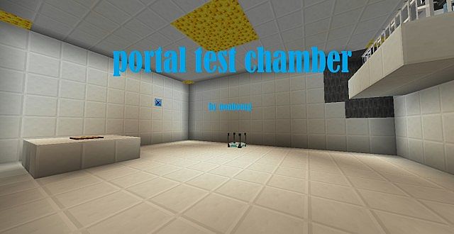 Portal test chamber Minecraft Map