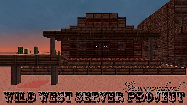 Wild West / Western Project Minecraft Map