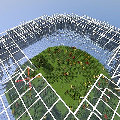 Minecraft Glass Sphere Pvp MiniGame Minecraft Map